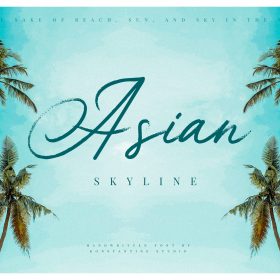 Asian Skyline – Casual Summer Fonts – Konstantine Studio