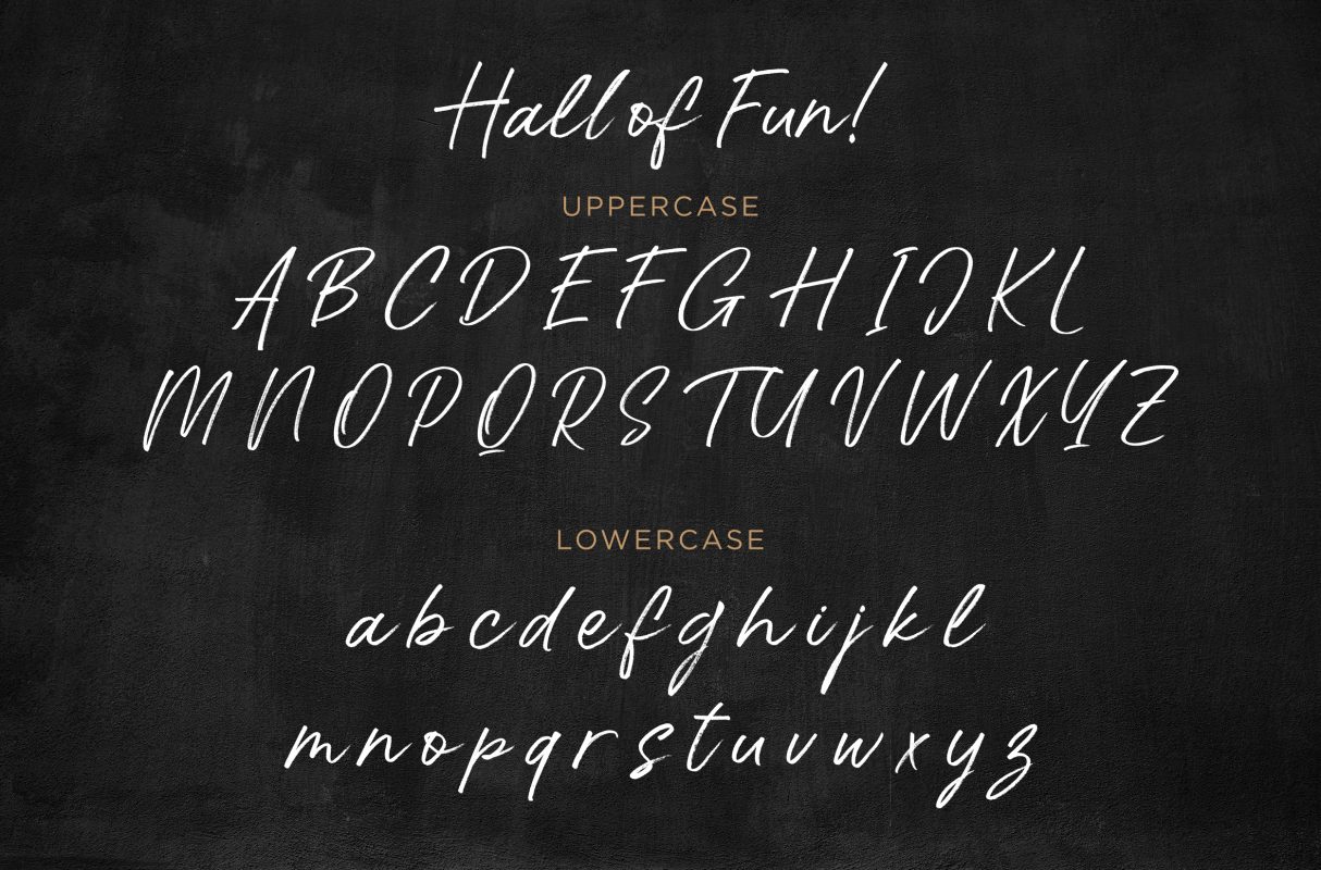 Hall Of Fun – Casual Elegant Fonts – Konstantine Studio