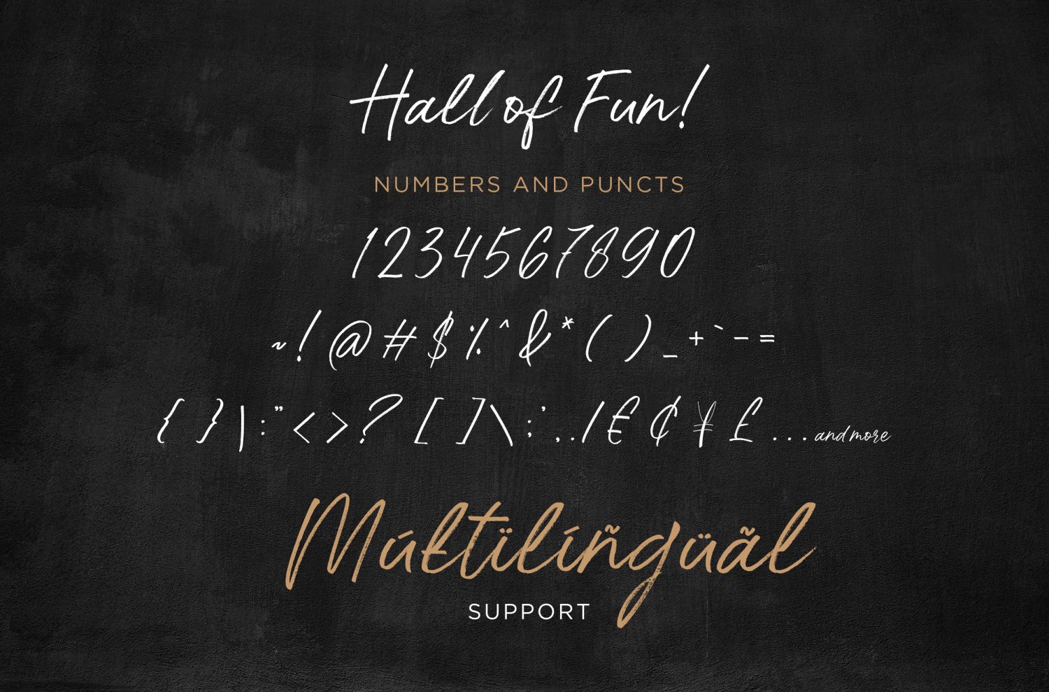 Hall Of Fun – Casual Elegant Fonts – Konstantine Studio