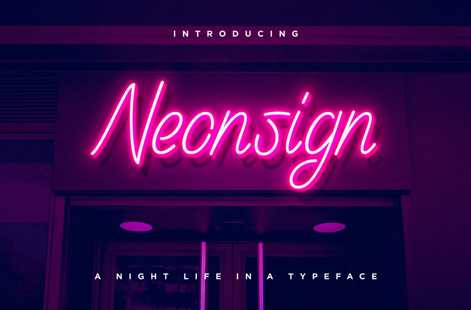 Neonsign – Night Life Fonts – Konstantine Studio